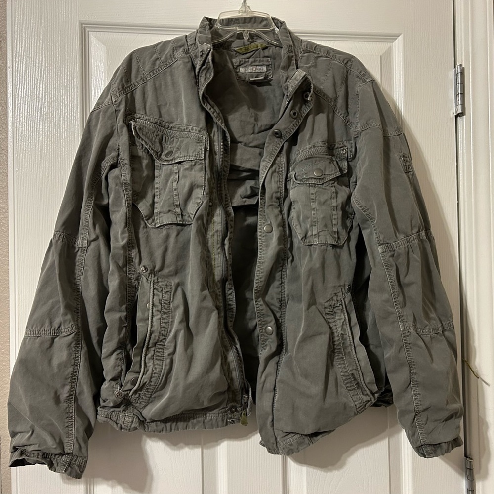 Carbon2cobalt Men’s Utility Military Jacket - Gem